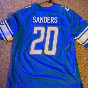 Nike | Shirts | Barry Sanders Jersey | Poshmark
